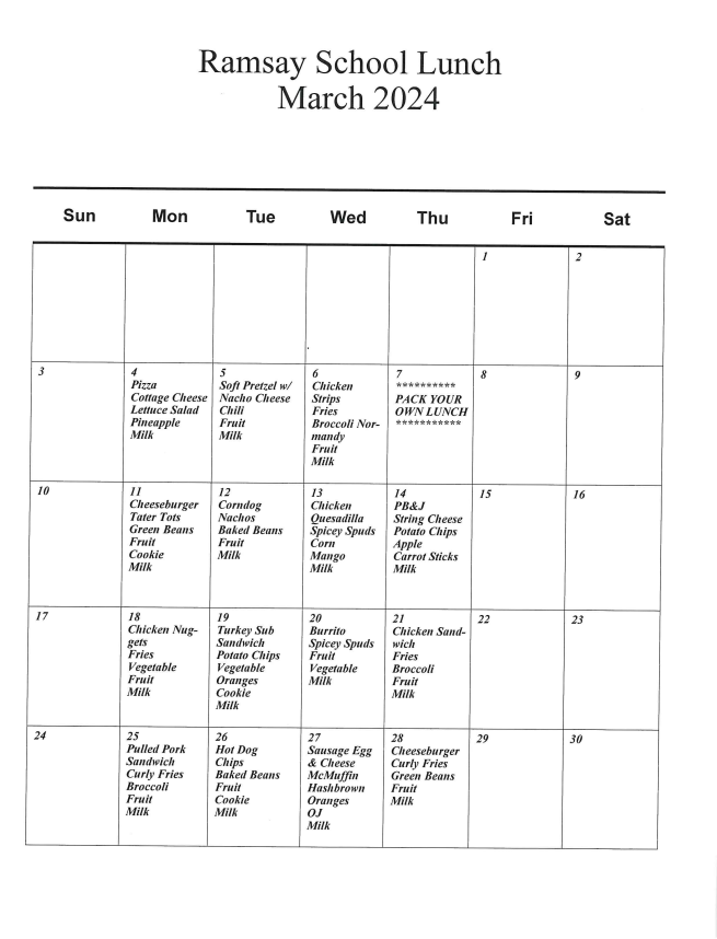 School Board | Ramsay School District #3